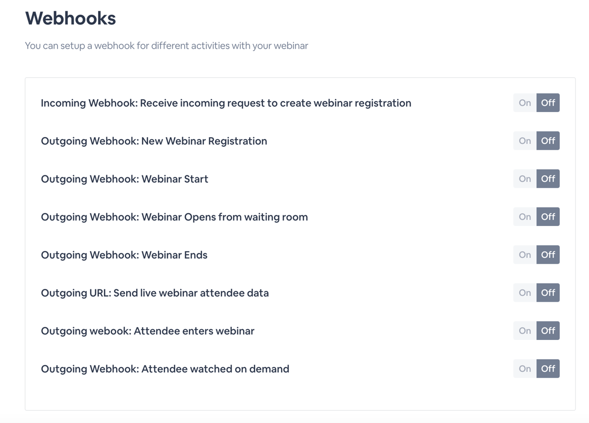 How to Integrate Webhooks with BigMarker